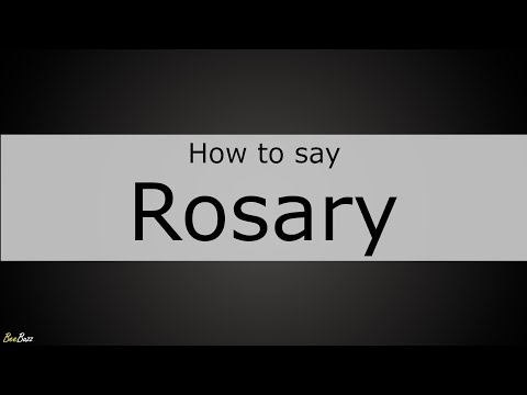 How to Pronounce Rosary