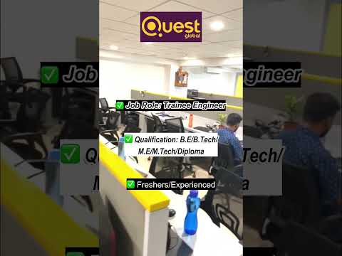 QuEST Global Off Campus Drive 2025 #offcampus #freshers #jobs #shorts #careers #itjobs