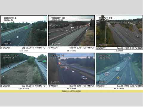Evanescence 2018 WSDOT Traffic Cameras