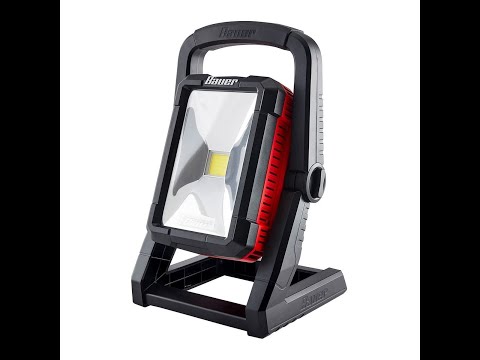 BAUER 20V Cordless 2000 Lumen Dual Power Work Light - Review