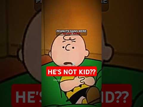 The DARK Truth Behind Peanuts Gang... They are NOT Kids?