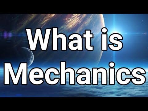 What is Mechanics. Urdu/ English