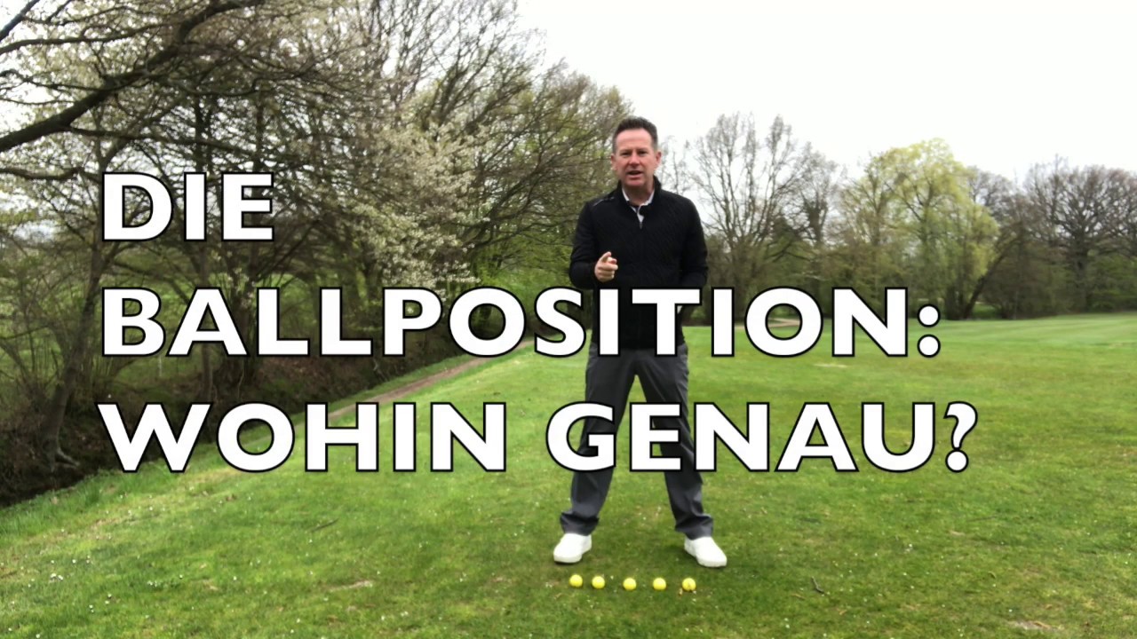 Die Ballposition: Wohin genau?