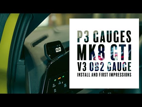 MK8 GTI P3 V3 GAUGE INSTALL & FIRST IMPRESSIONS // BMP Tuning