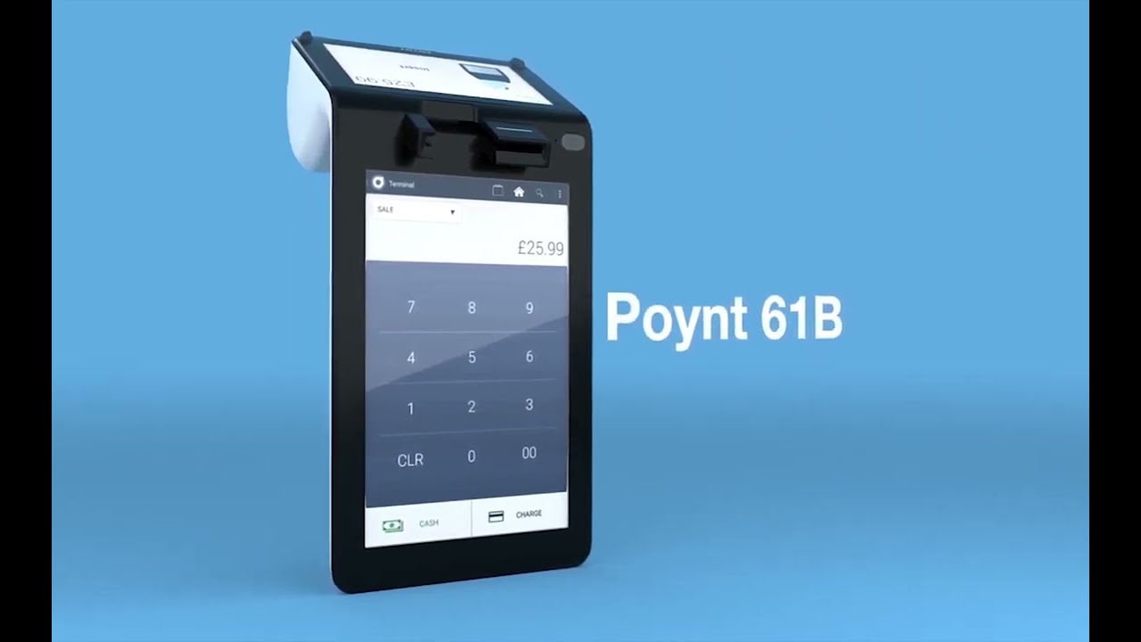Poynt 61b: The Best Card Machine for Small Businesses / Restaurants/Supershop