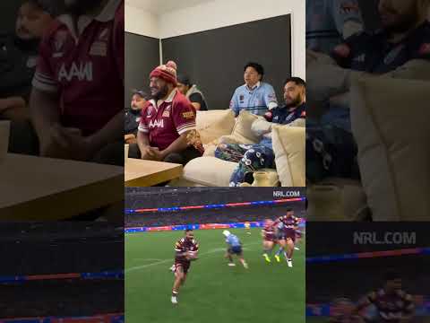 Hammer is back ๐จ | #stateoforigin GAME II reacts | #nrl #rugbyleague #queensland #maroons #qld