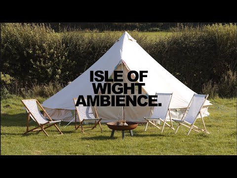 Glamping on the Isle of Wight - Isle of Wight Stock