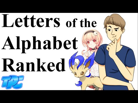 Letters of the Alphabet Tier List (ft. Temporal & TheBronyGames)