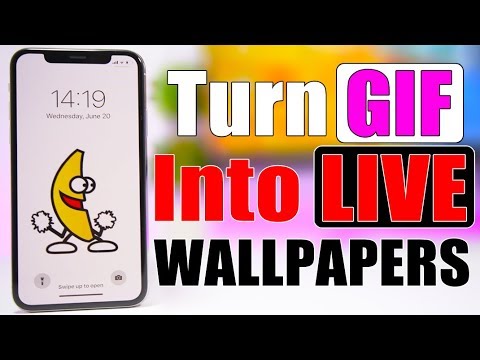 Turn Any GIF Into a LIVE iPhone Wallpaper !