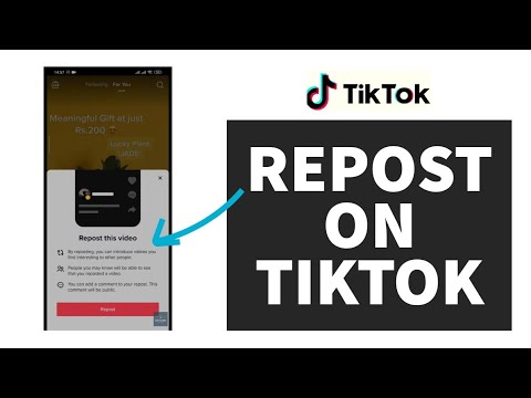 How To Repost Other Users Video On TikTok (2022) | Repost A TikTok Video
