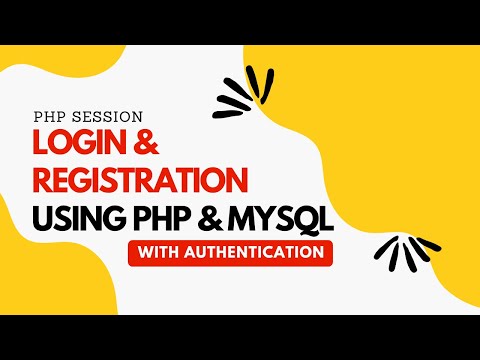 Create Ragistration & Login form Php MySQL with logout & Login session ...
