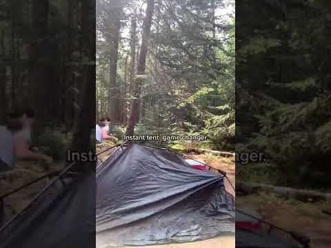 This instant tent is the best thing I ever purchased .โบ๏ธ #camping #outdoors #shorts