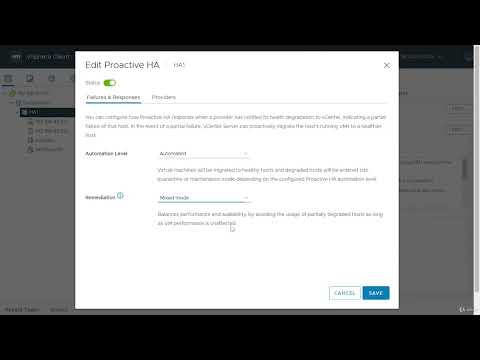 vSphere 7 Foundations 4.8 - vSphere Cluster Features - Proactively Move VMs for High Availability