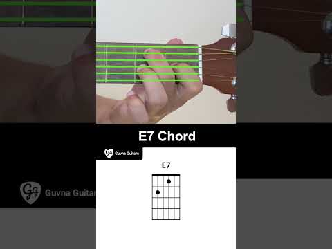 How To Play The E7 Chord On Guitar - Guvna Guitars.