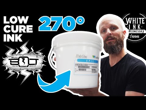 The Benefits of Screen Printing Wilflex Epic Bolt LC Ink | White Ink Wednesday