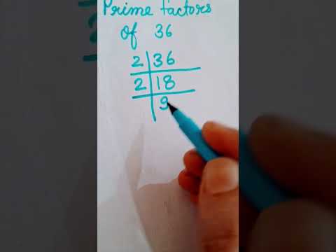 prime factors of 36