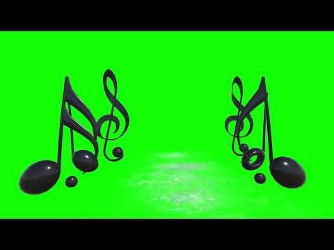 Top Secret Free Green Screen Music Notes Pack 2020