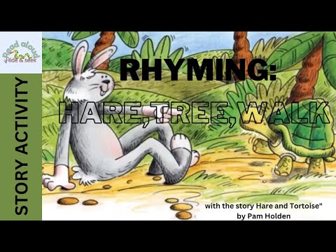 Preschool Prep: Rhyming | with HARE AND TORTOISE by Pam Holden