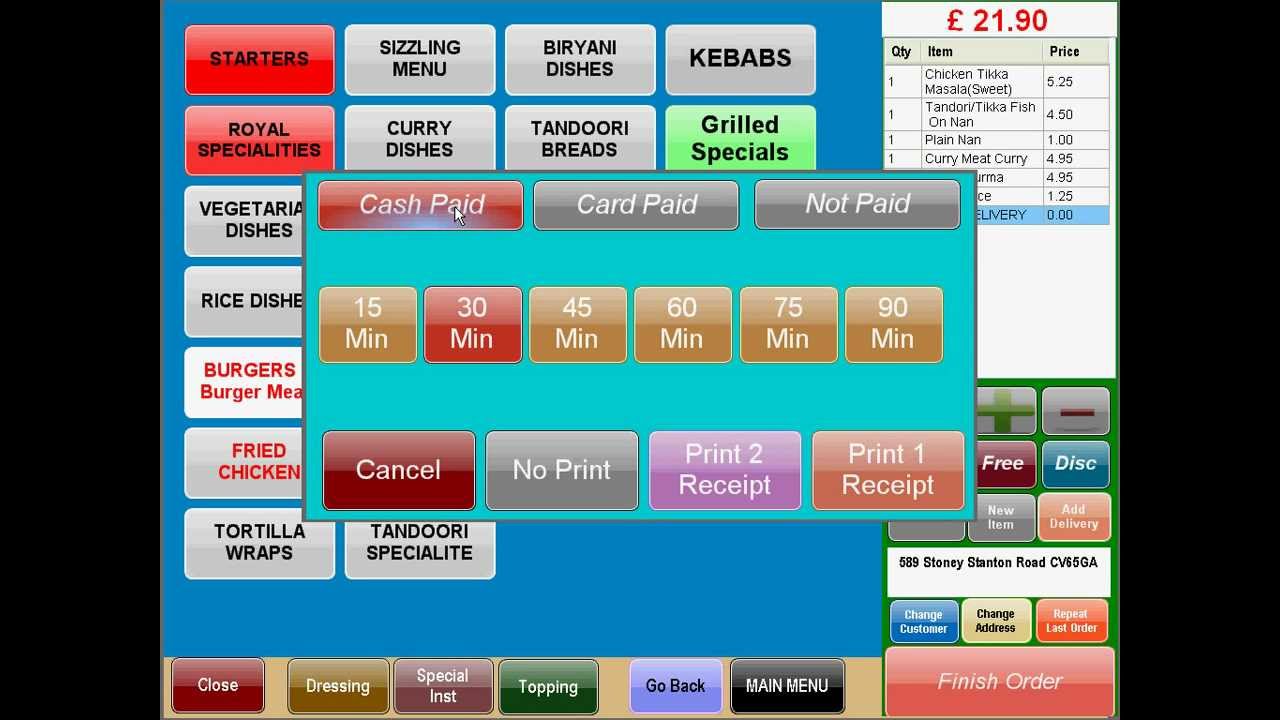 Takeaway Epos by Infinity Solutions ( Part 1 )