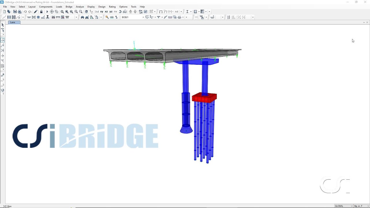CSiBridge -13 Foundation Modeling: Watch & Learn
