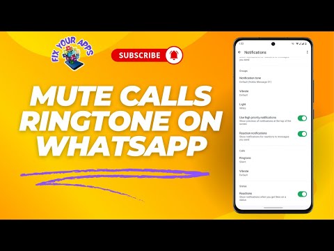 How To Mute Calls Ringtone On WhatsApp - Simple Steps [2025]