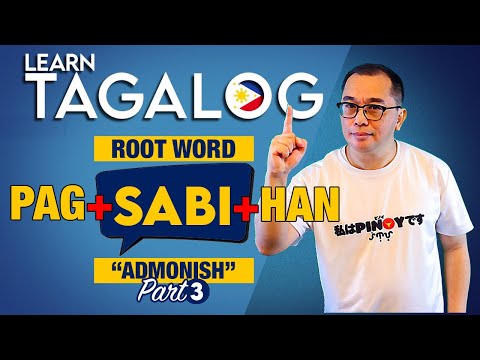 How “TO ADMONISH” in Tagalog | SABI Part 3 (E108)