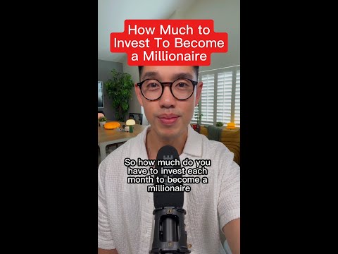 How Much to Invest to Become a Millionaire