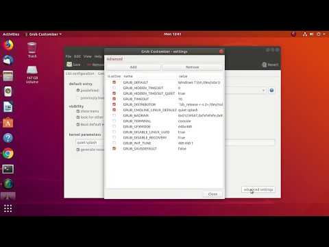 Grub configuration or setting boot order in grub in linux.