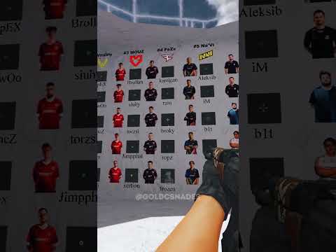 PROS CROSSHAIR MAP #shorts #cs2