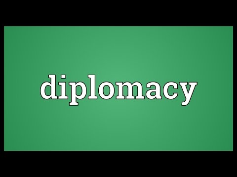 Diplomacy Meaning