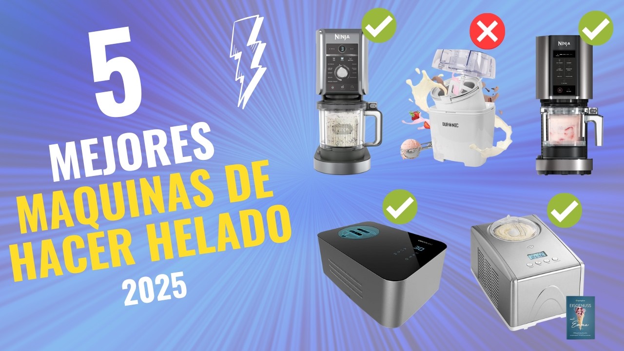 🚨 DON'T BUY an Ice Cream Maker without seeing THIS! 🍨❄️ The 5 BEST of 2025 at INCREDIBLE PRICES 🔥