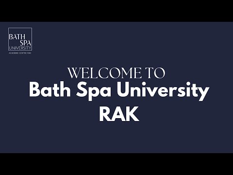 Welcome to Bath Spa University, RAK