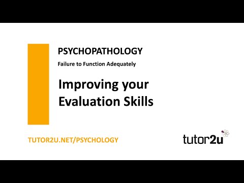 Psychopathology - Failure to Function Adequately - Evaluation Skills | AQA A Level Psychology