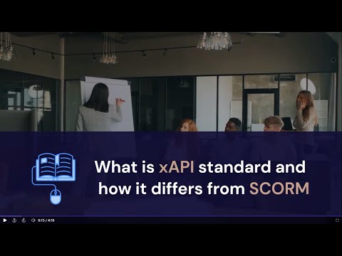 What is xAPI standard and how it differs from SCORM