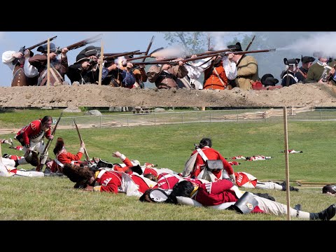 The Battle of Bunker Hill Main Assault Revolutionary War reenactment 2025 250th Anniversary