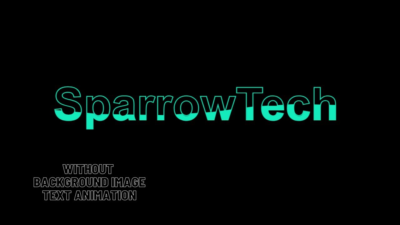 Text Animation Effect Using CSS Clip-Path ||  Without Background Image Text Animation .