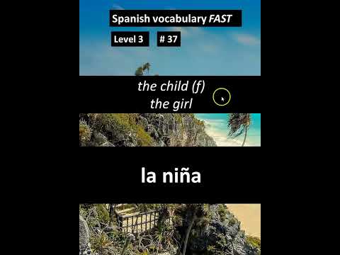 CHILD, BOY, GIRL / EL NIÑO, LA NIÑA #spanish