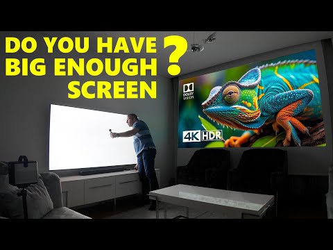 How to Choose the Right Projector Screen Size for YOU
