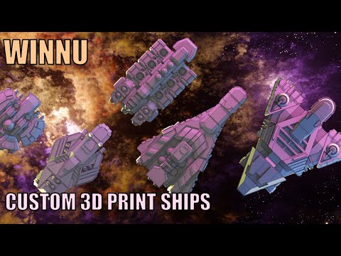 3D Printable Ships for Twilight Imperium – The Winnu
