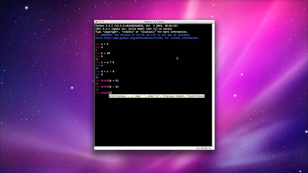 Python - Variables and Data Types (Lesson 1)