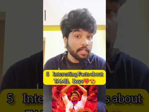 5 Interesting Facts about Tamil BOYS❤️???? #sriharish #trending #iamsriharishofficial
