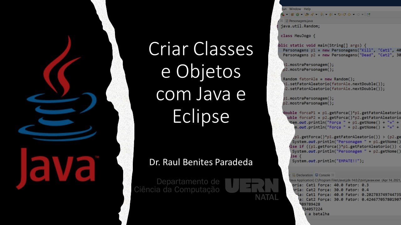 Criando Classes e Objetos com Java e Eclipse