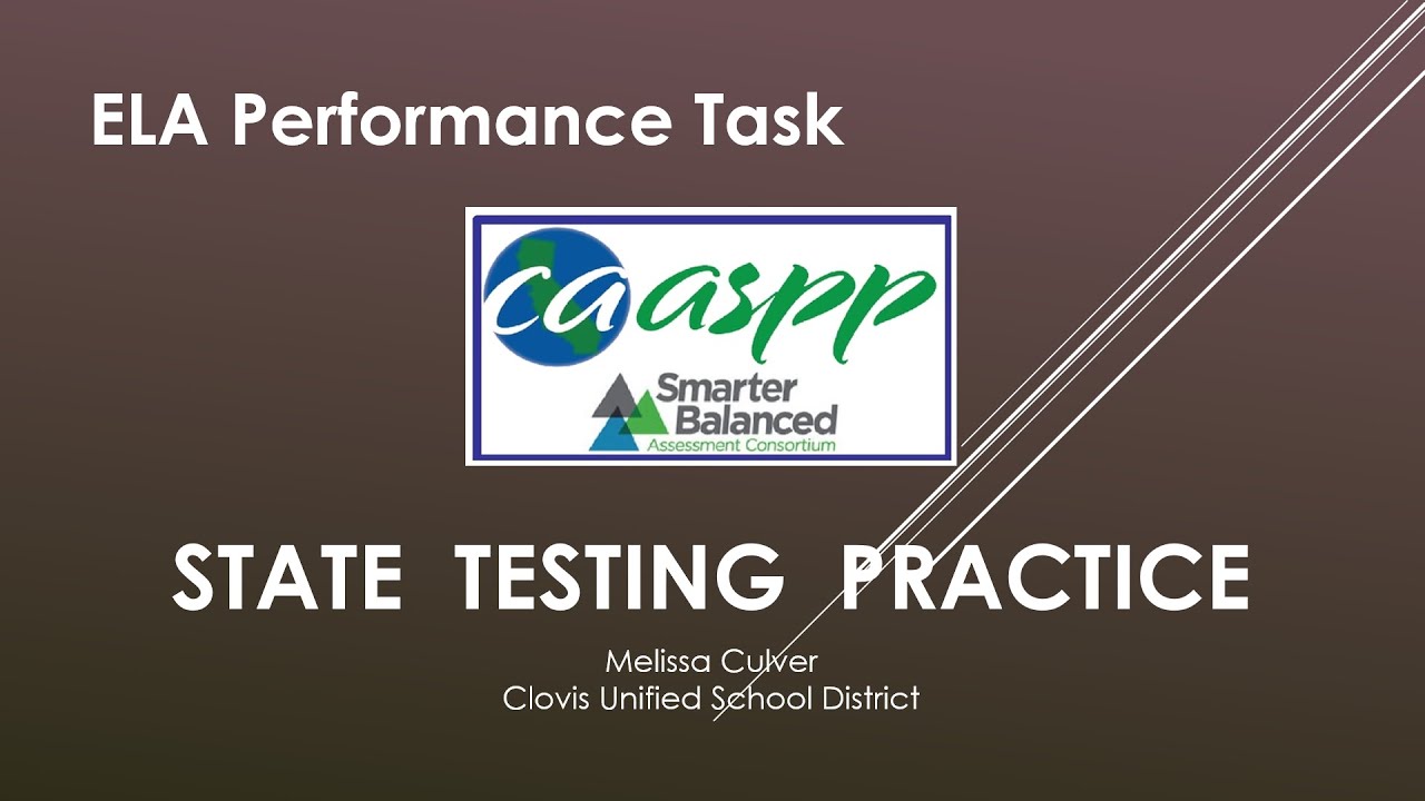 CAASPP ELA Performance Task [Student Tutorial]