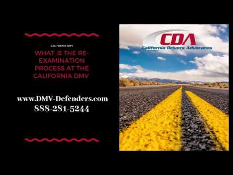 An Overview of the DMV Re-examination Process