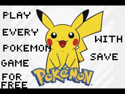 Play every Pokemon GAME on KBH Games| Pokemon GAMES