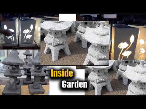 the most beautiful stone lantern Hello! Welcome to "Inside Garden"