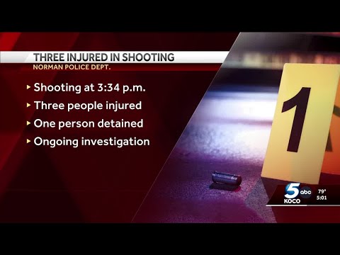 Norman police report 3 injured in shooting