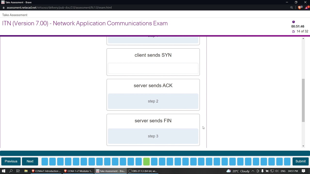Modules 14 - 15: Network Application Communications Exam Answers