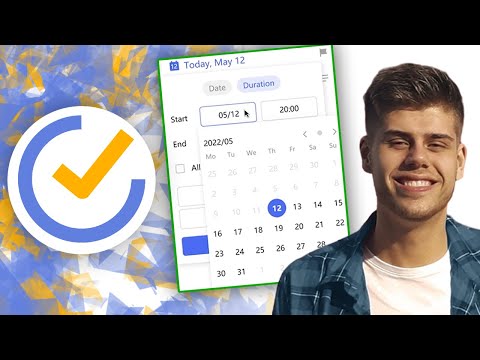 TickTick: How to set up START TIMES for Tasks