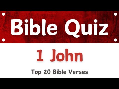 Bible Quiz | 1 John Quiz | Bible Study | #biblequiz #biblestudy #bible